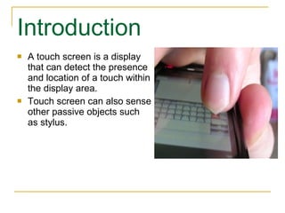 Ppt on touch screen | PPT