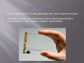 touch screen technology | PPT