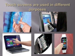 touch screen technology | PPT