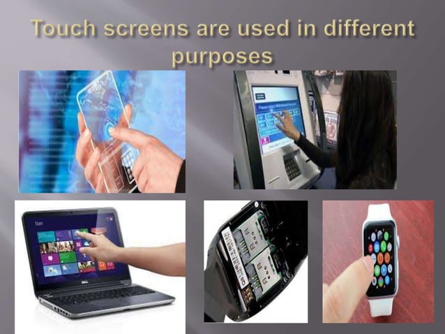 touch screen technology | PPT