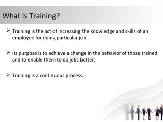 Ppt on training& development of employee | PPT