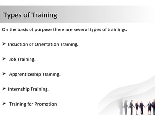 Ppt on training& development of employee | PPT