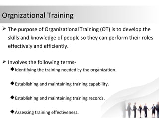 Ppt on training& development of employee | PPT