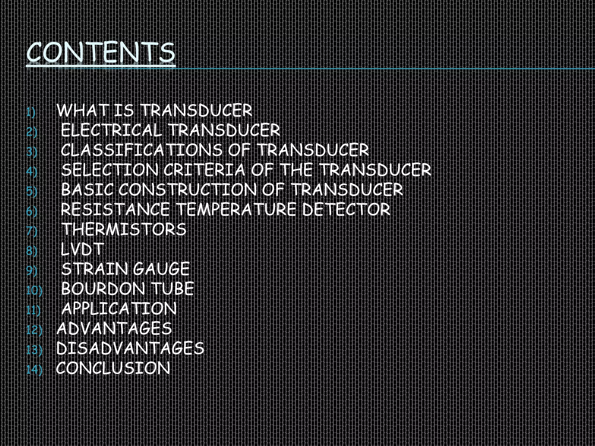 seminar ppt on transducer | PPTX