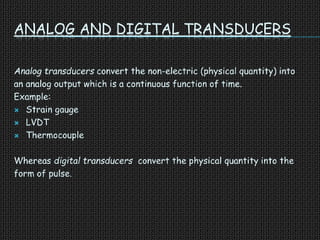 seminar ppt on transducer | PPTX