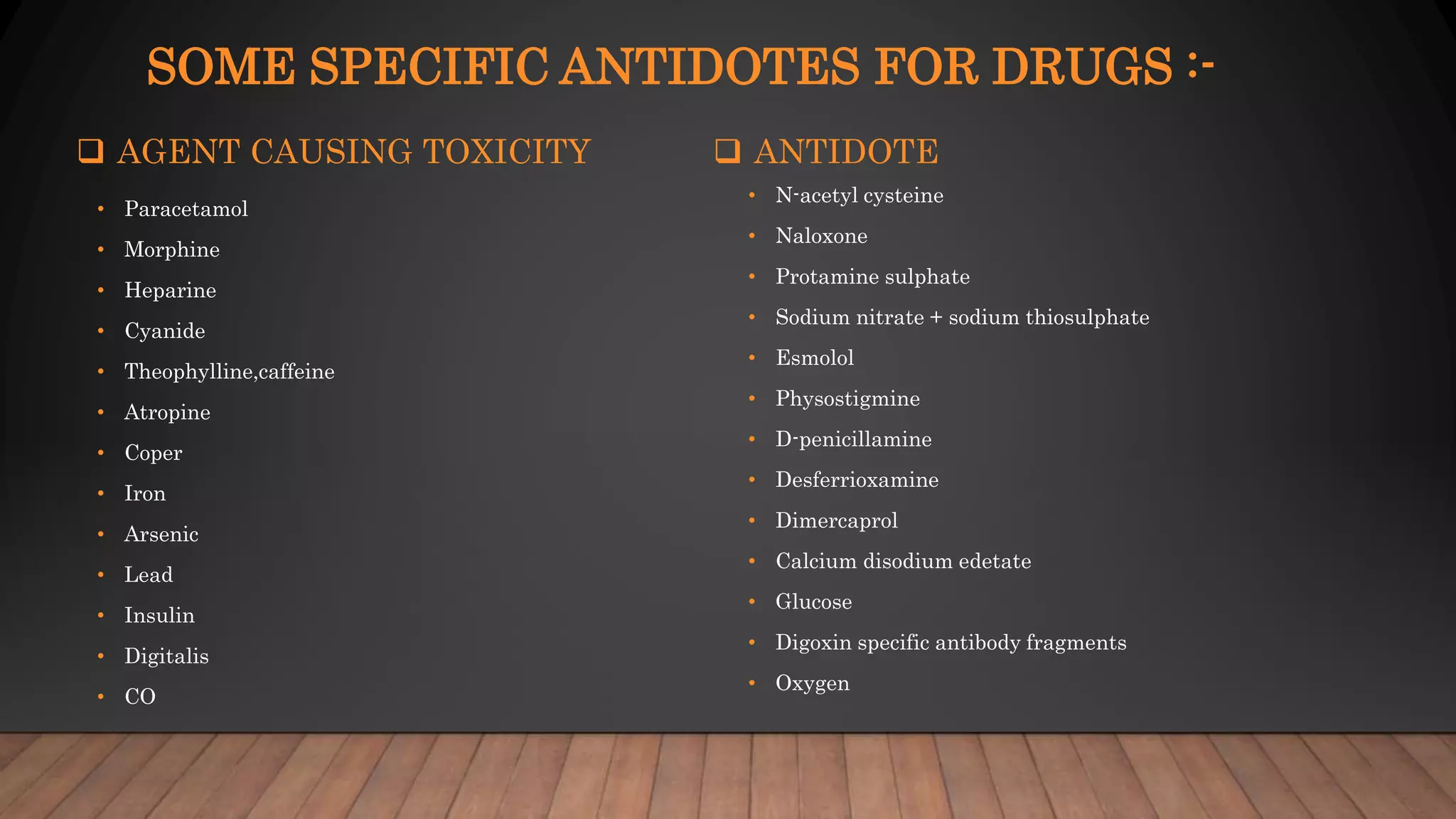 Ppt on treatment of poisoning (1) | PPTX