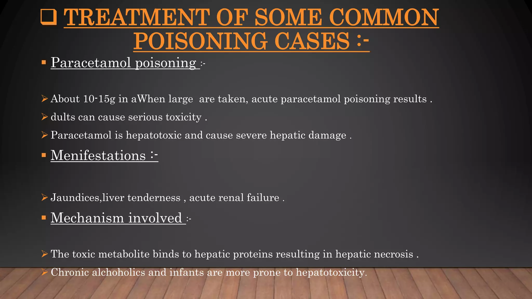 Ppt on treatment of poisoning (1) | PPT