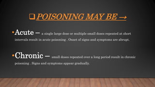 Ppt on treatment of poisoning (1) | PPT