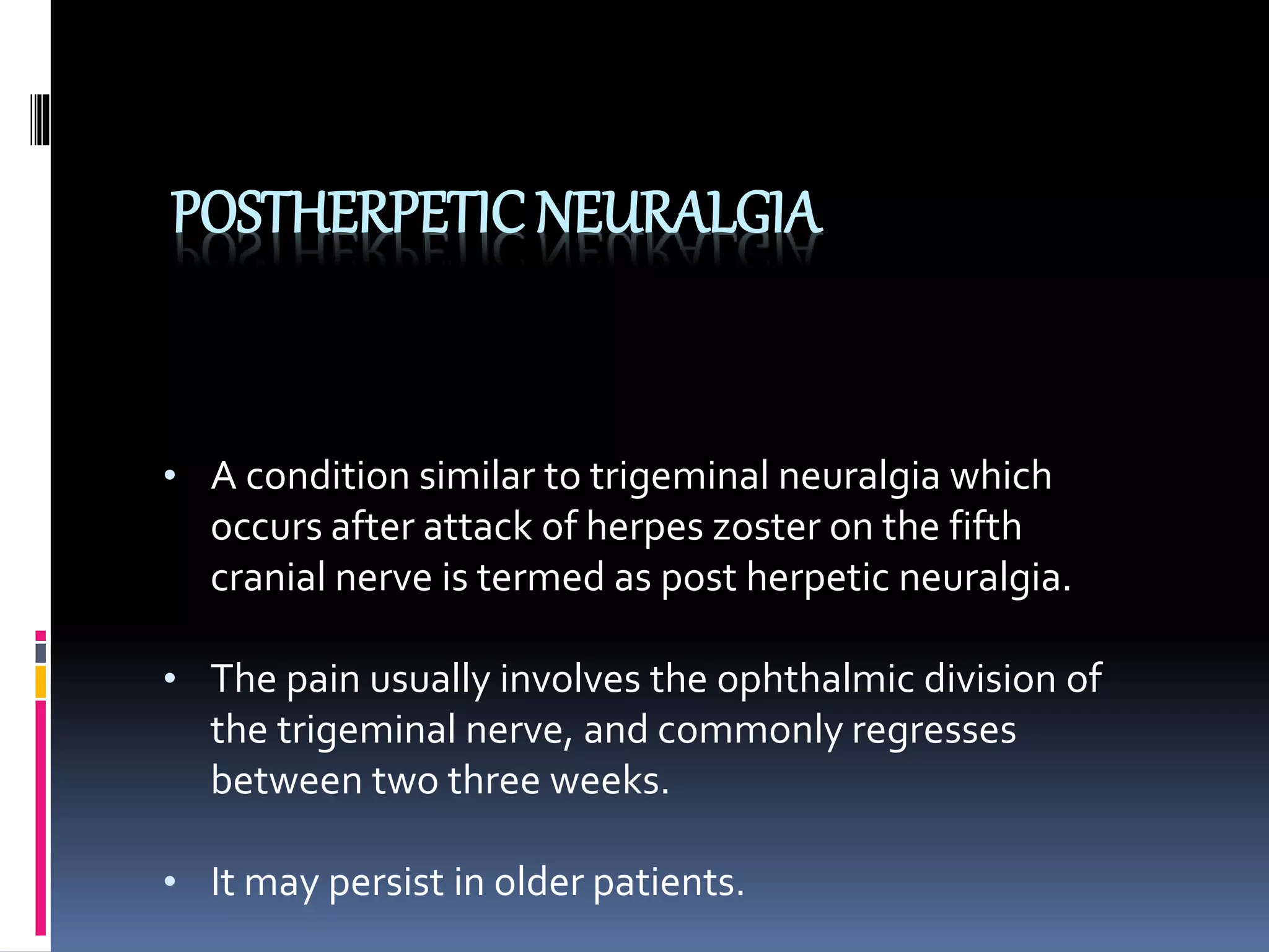Presentation on Trigeminal Neuralgia | PPTX