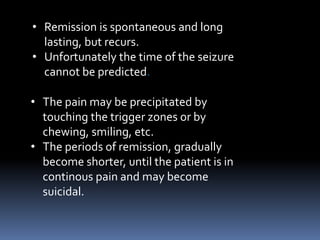 Presentation on Trigeminal Neuralgia | PPTX