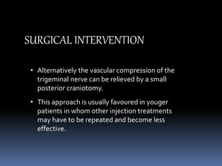 Presentation on Trigeminal Neuralgia | PPTX