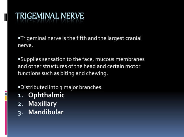 Presentation on Trigeminal Neuralgia | PPTX