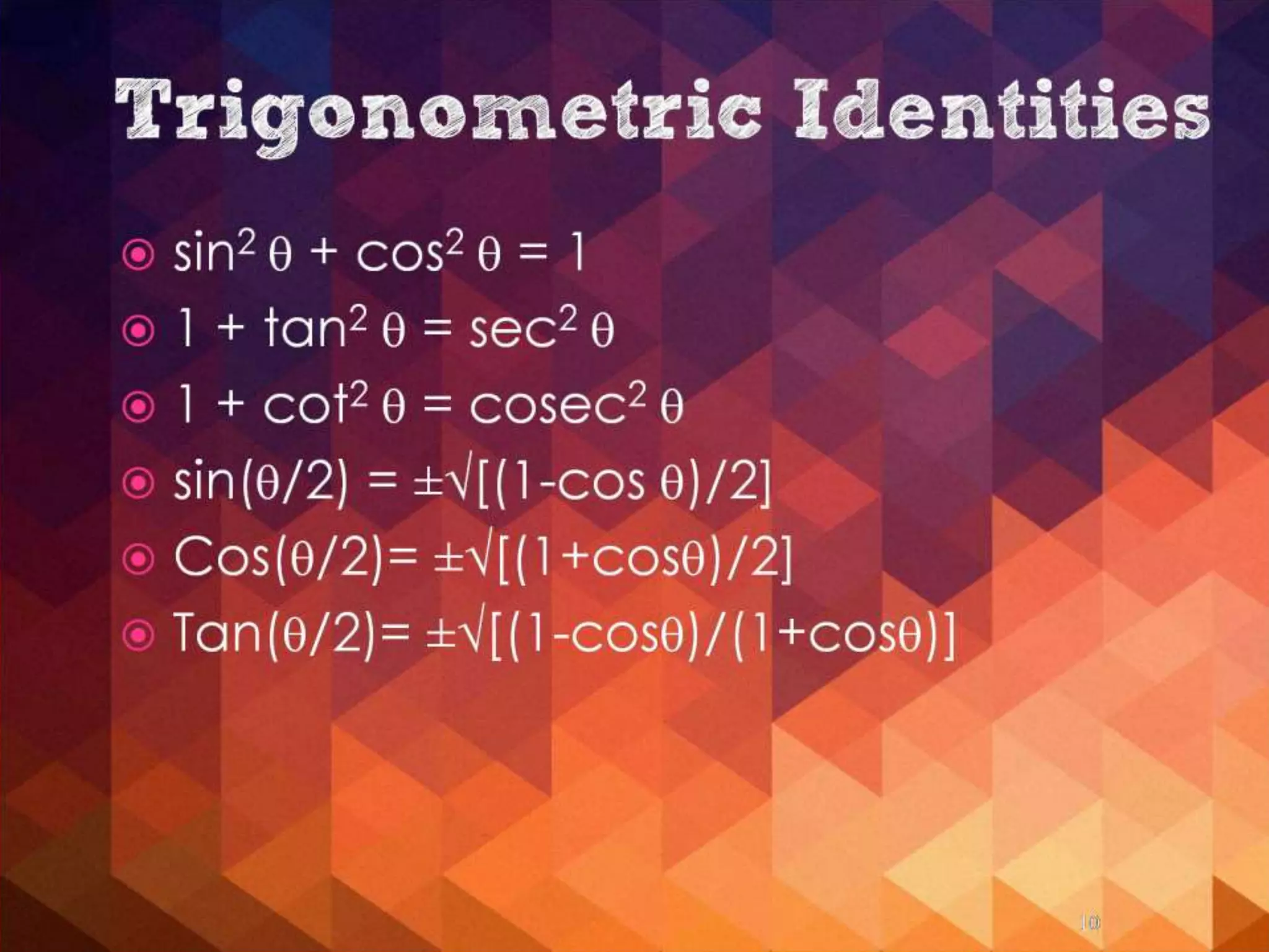 PPT on Trigonometric Functions. Class 11 | PPTX