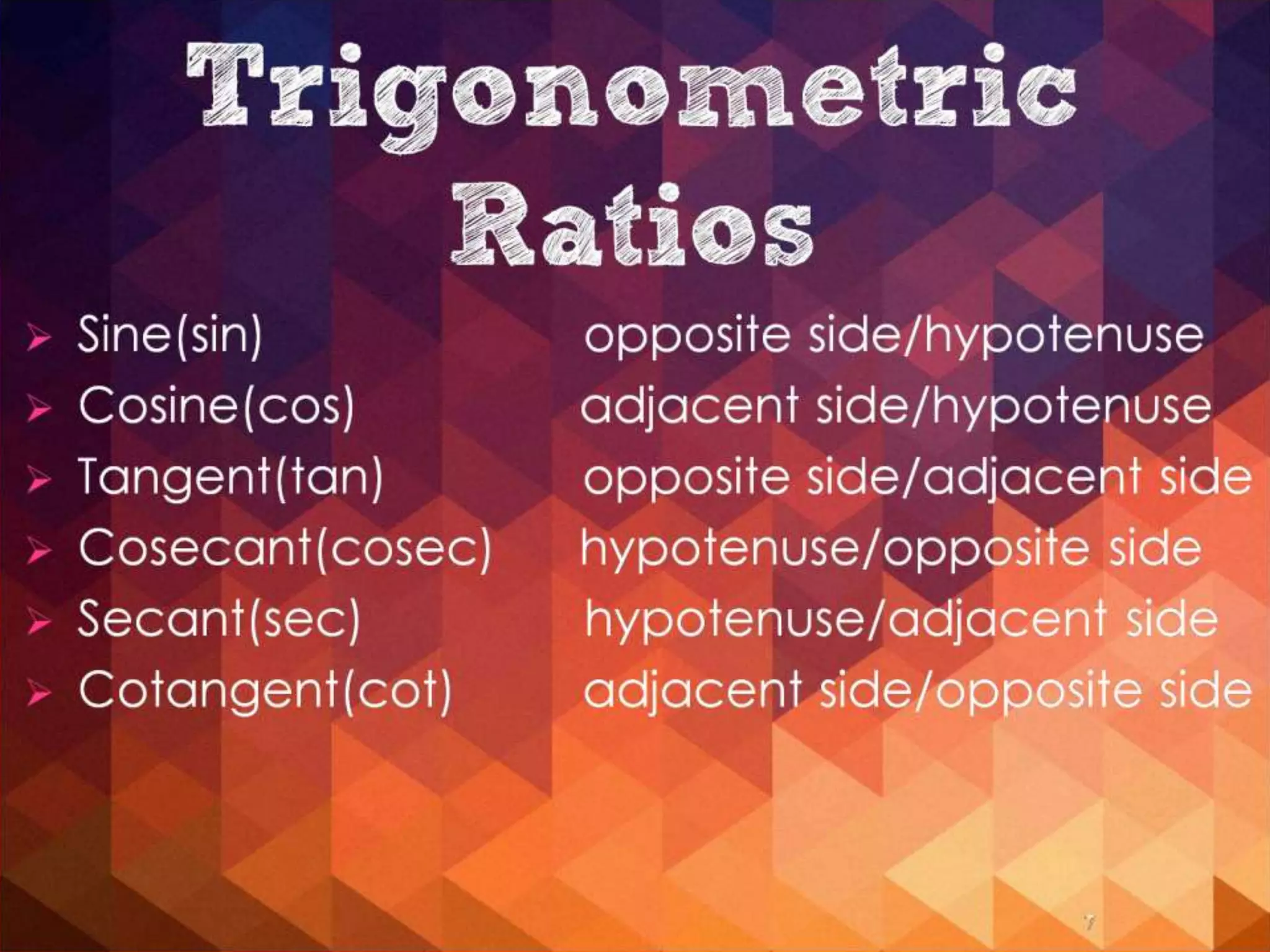 PPT on Trigonometric Functions. Class 11 | PPTX