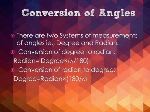 PPT on Trigonometric Functions. Class 11 | PPTX | Physics | Science