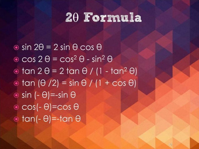 PPT on Trigonometric Functions. Class 11 | PPTX | Physics | Science