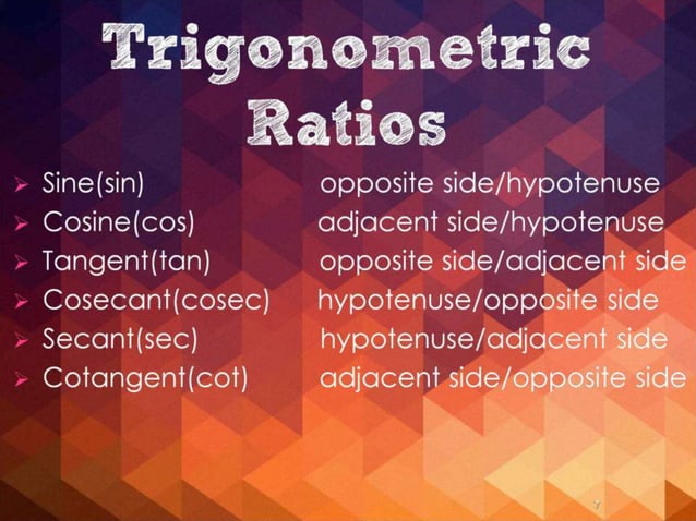 PPT on Trigonometric Functions. Class 11 | PPTX | Physics | Science