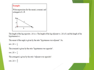 PPT on Introduction to Trigonometry for Class X | PPTX