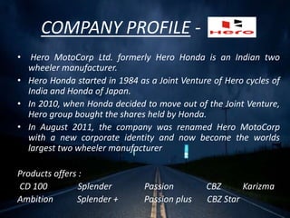 Advertising strategy of two wheeler industry | PPTX