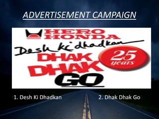 Advertising strategy of two wheeler industry | PPTX