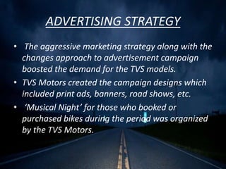 Advertising strategy of two wheeler industry | PPTX