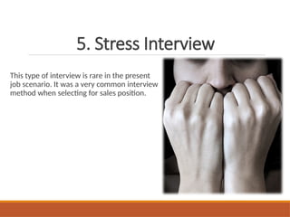 The word interview means and thier types | PPT