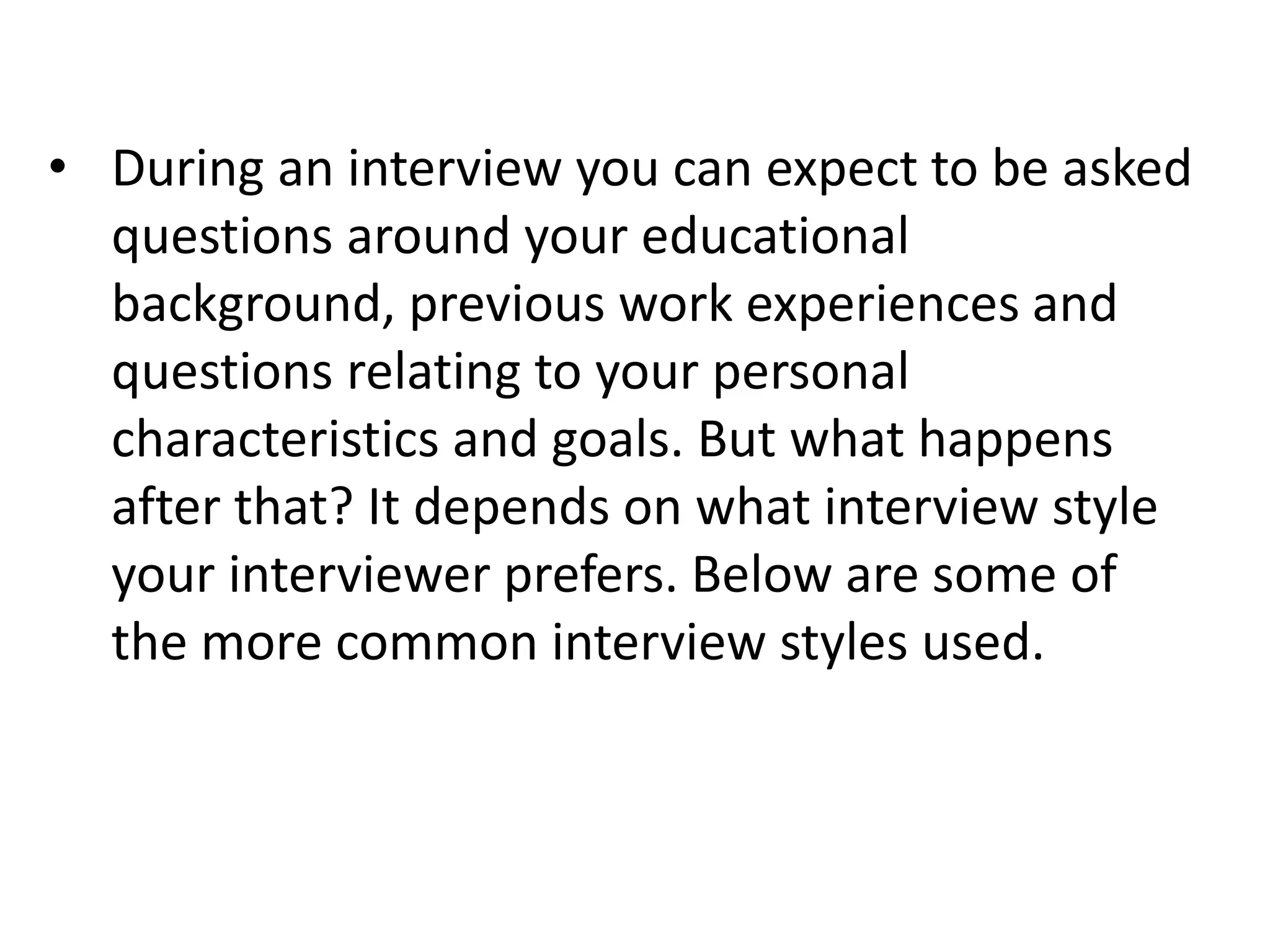 Interview and its types | PPTX