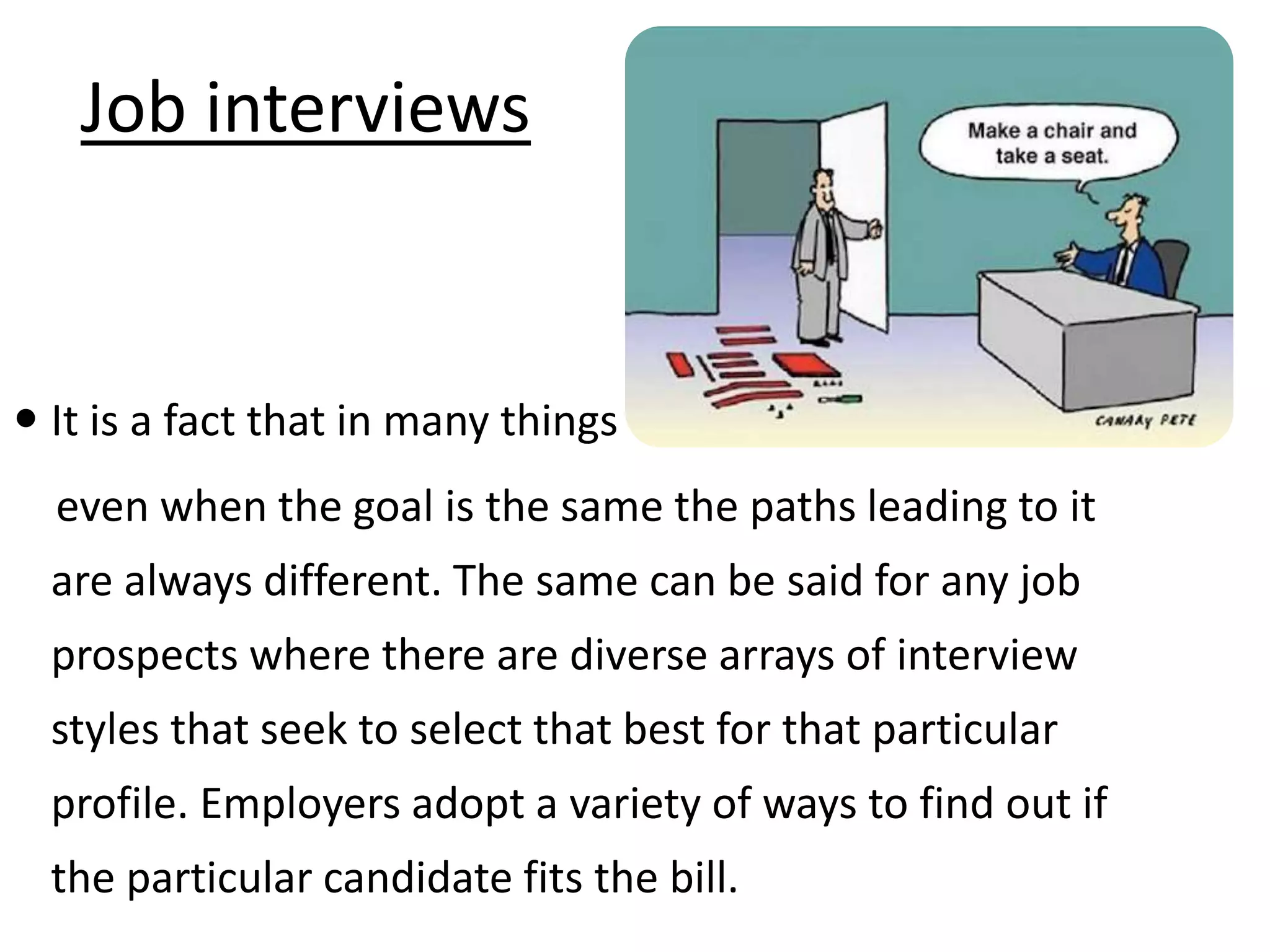 Interview and its types | PPTX