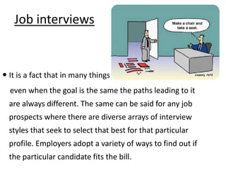 Interview and its types | PPTX