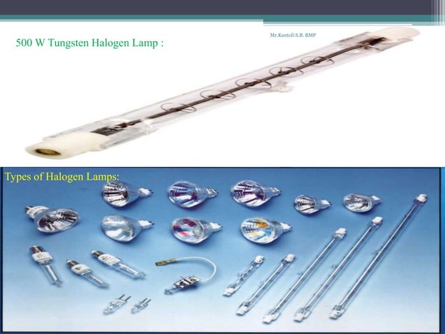 Ppt on types of lamps | PPTX