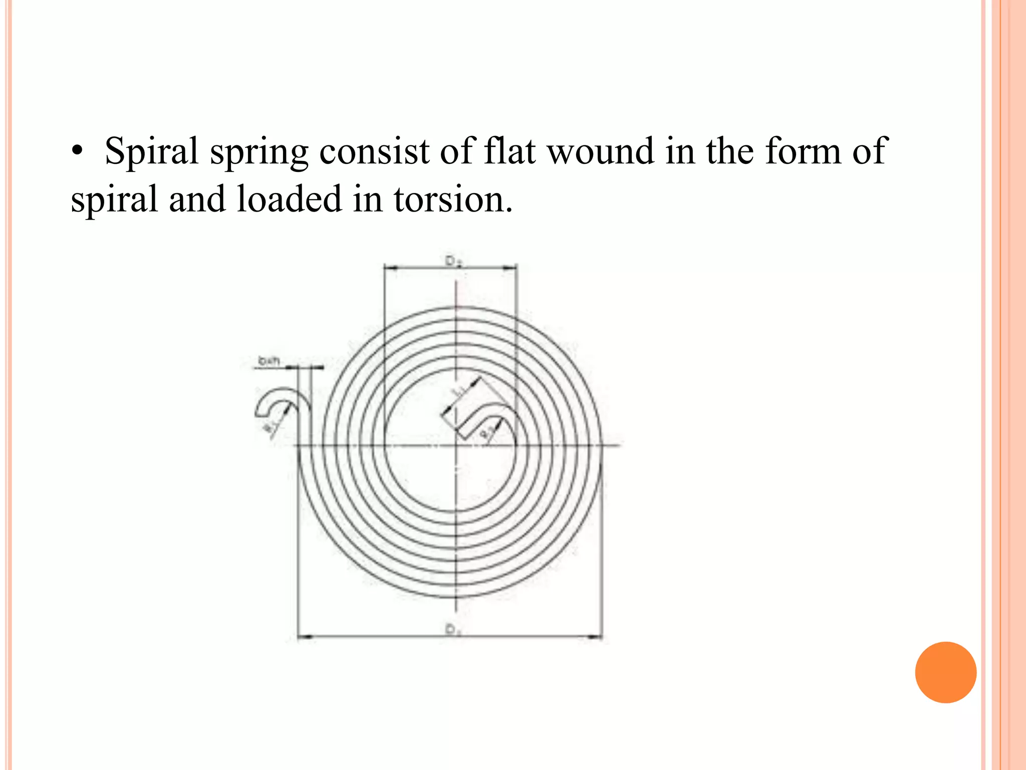 Types of springs Design Machine Elements (DME) | PPTX
