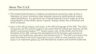 TOURISM IN UAE | PPTX