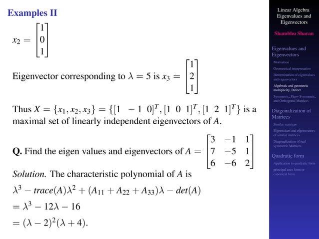 PPT on Eigen values and Eigen vectors.pdf