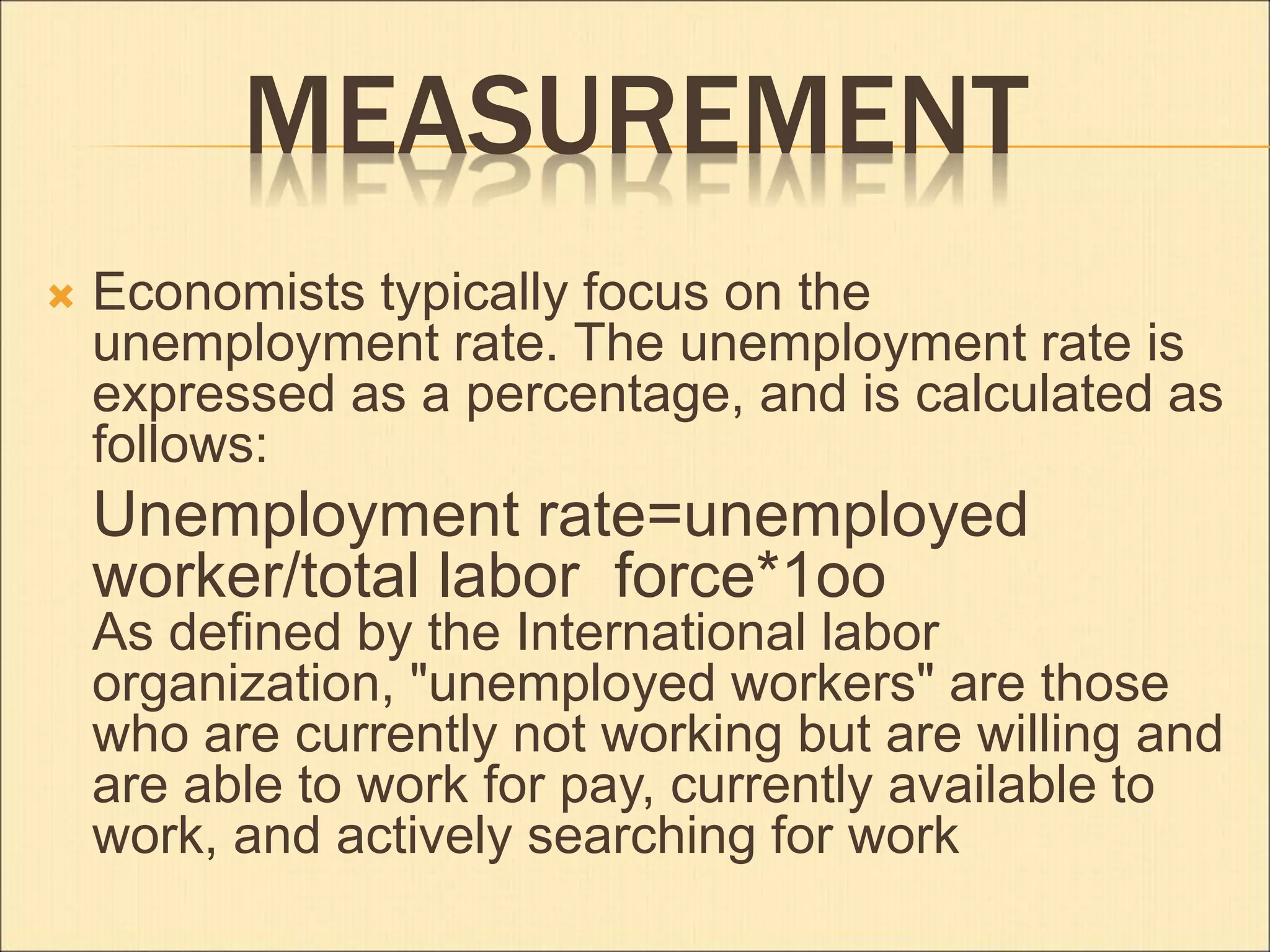 unemployment powerpoint presentation | PPT