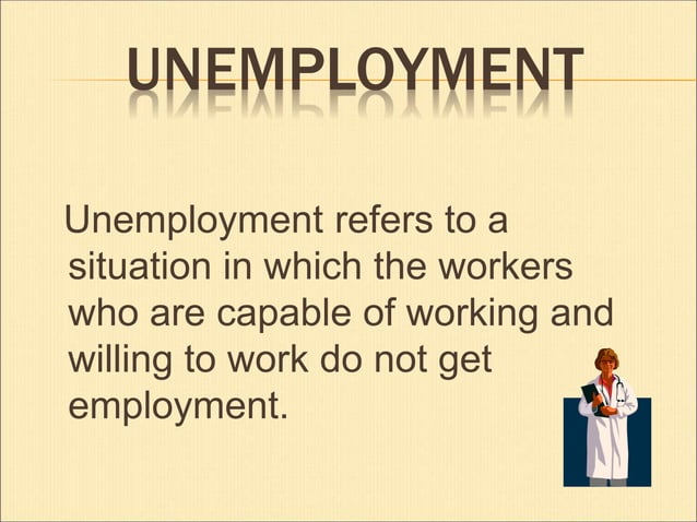 unemployment powerpoint presentation | PPT | Job Market | Economy