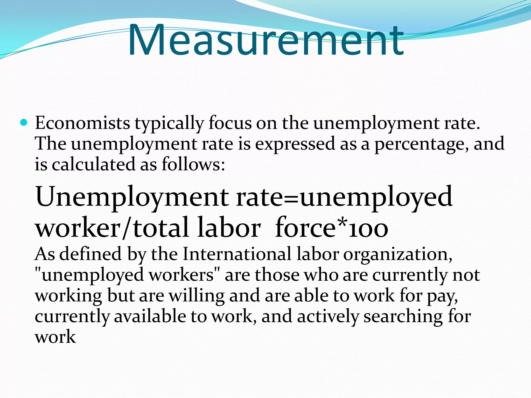 Ppt on unemployment | PPTX