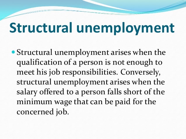 Structural Unemployment