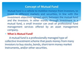 Presentation on Overview of mutual funds | PPTX