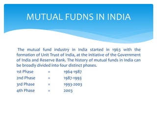 Presentation on Overview of mutual funds | PPTX