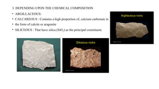 INTRODUCTION ABOUT TYPES OF ROCKS AND AGGREGATED, BRICKS ETC | PPTX