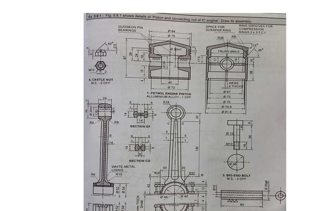 ASSEMBLY TO DETAILS OF MECHINE COMPONENTS | PPTX | Drawing and ...