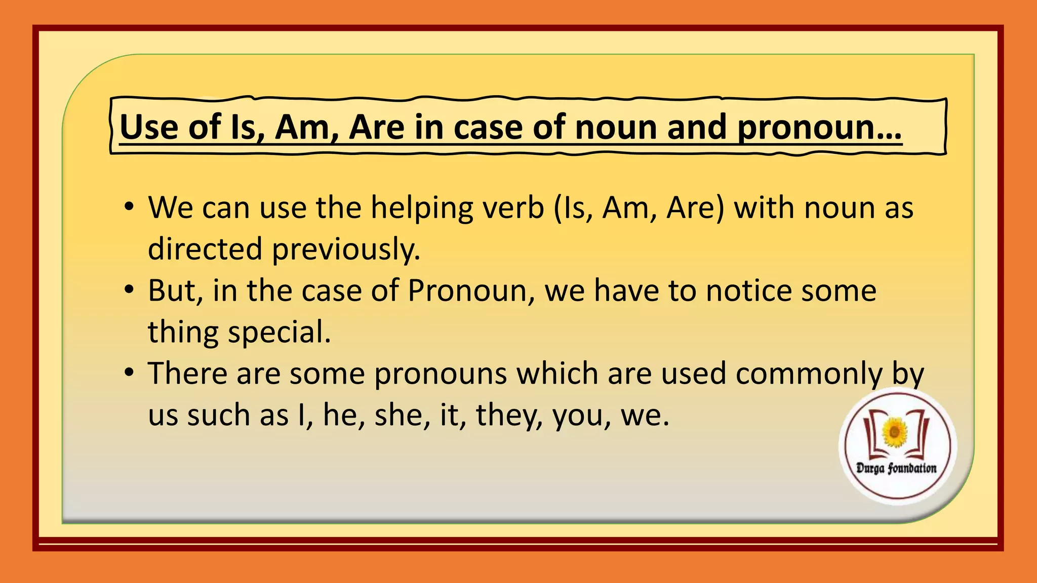 ppt on use of is, am, are....pptx