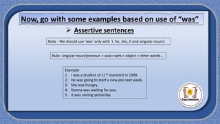 ppt on use of was, were....pptx