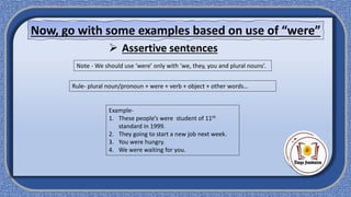 ppt on use of was, were....pptx