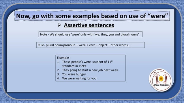 ppt on use of was, were....pptx