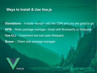An Introduction to Vuejs | ODP