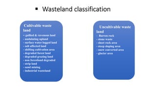 A closer look at wasteland and their reclamation | PPTX
