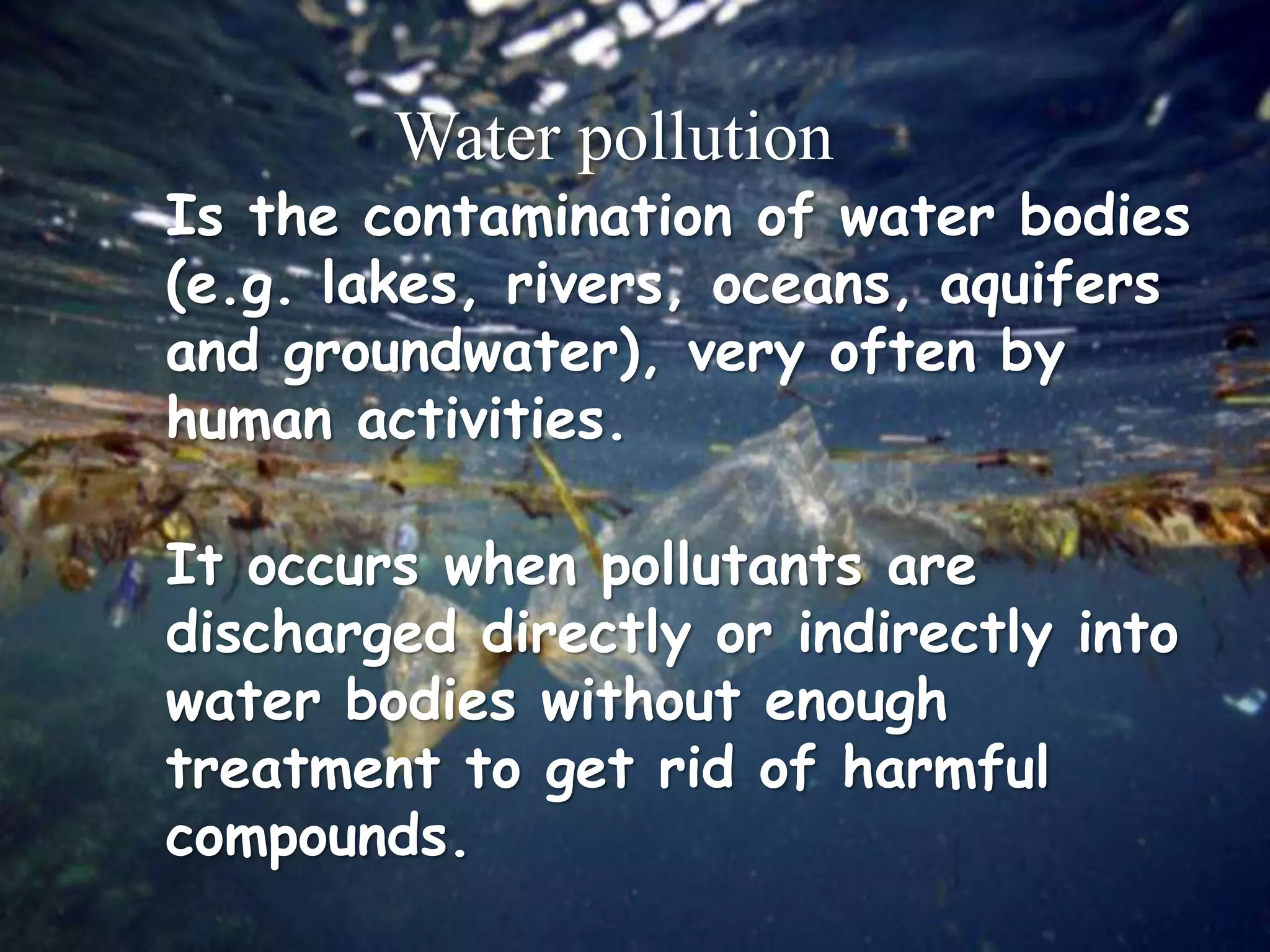 PPT on Water Polution | PPTX