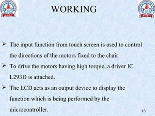 Ppt on wheel chair edited2 | PPT