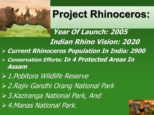 PPT ON WILDLIFE.ppt | Zoos & Aquariums | Attractions